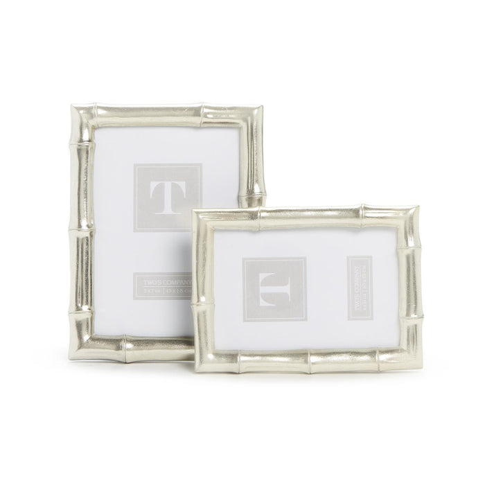 Silver Bamboo Frame, 2 Sizes — The Polka Dot Press