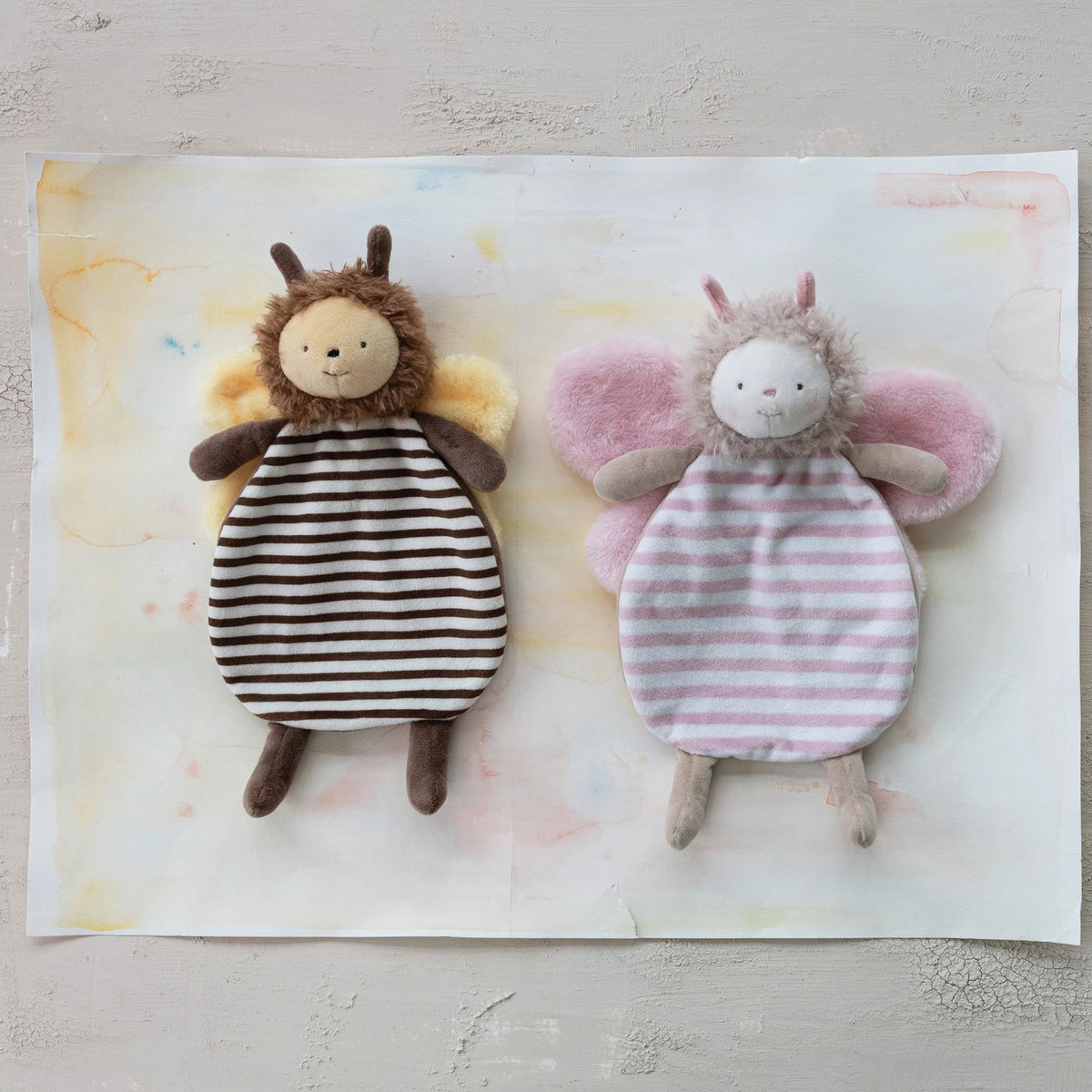 Plush Snuggle Bee Toy, 2 Styles — The Polka Dot Press